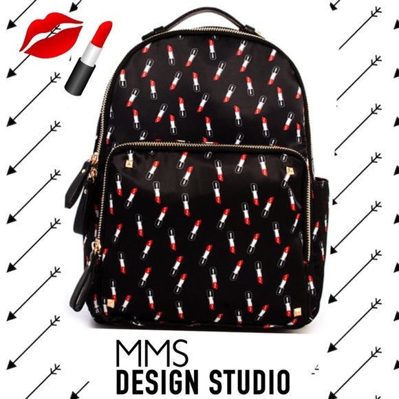 MMS Design Studio | Bags | Mms Design Studio Red Lipstick Rockstud ...